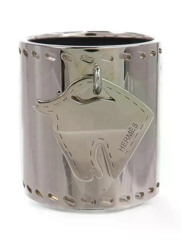 Hermès Horse-charm Scarf Ring - Silver