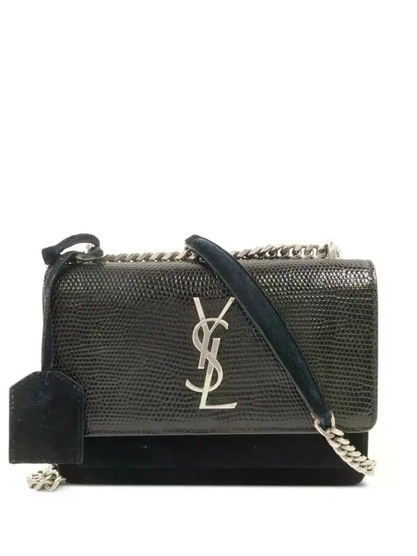 Saint Laurent Sunset Chain Shoulder Bag - Black