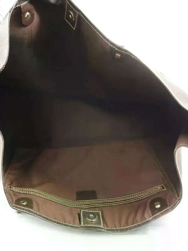 Gucci Gg Leather-trim Tote Bag