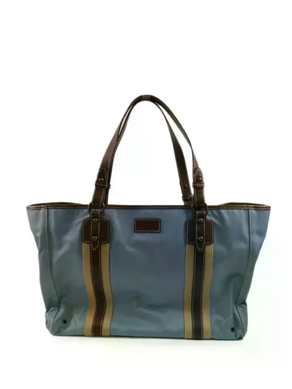 Burberry 2000's Prorsum Embroidered Tote Bag