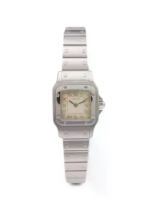 Cartier Santos Galbée 34mm Watch - Neutrals