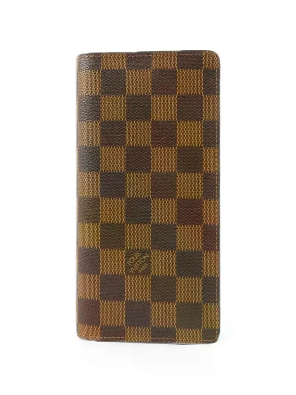 LOUIS VUITTON Damier Portefeuille Brazza Long Wallet