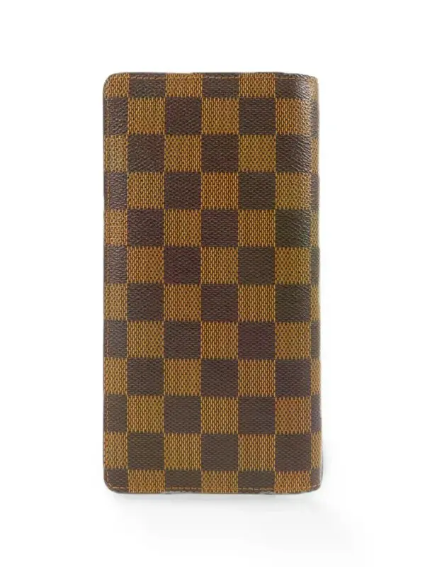 LOUIS VUITTON Damier Portefeuille Brazza Long Wallet