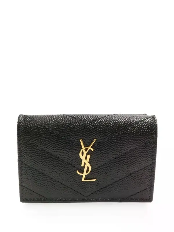 Saint Laurent Tiny Cassandre Matelassé Origami Wallet