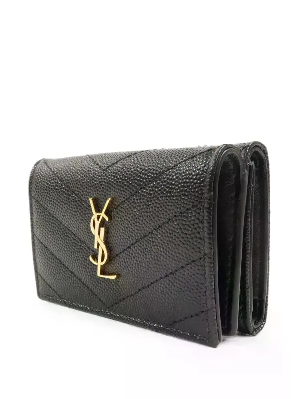 Saint Laurent Tiny Cassandre Matelassé Origami Wallet