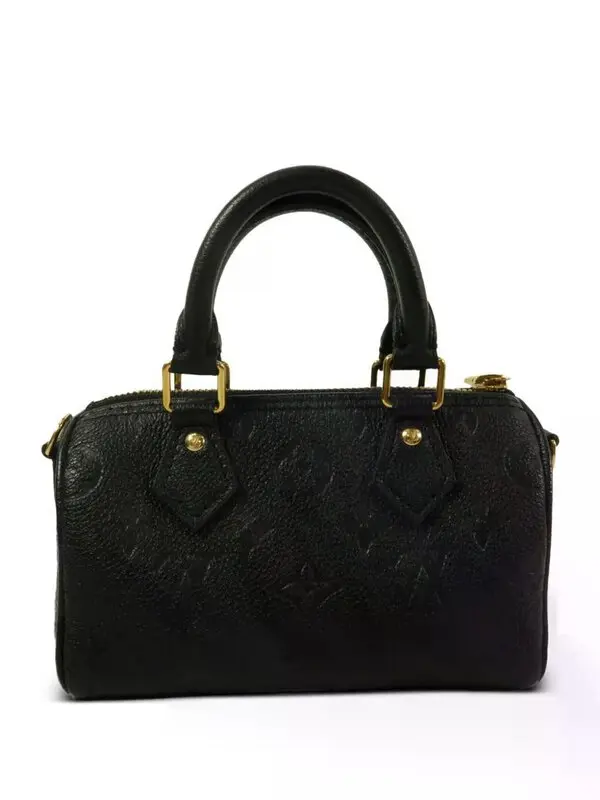 LOUIS VUITTON Nano Speedy Monogram Empreinte Shoulder Bag
