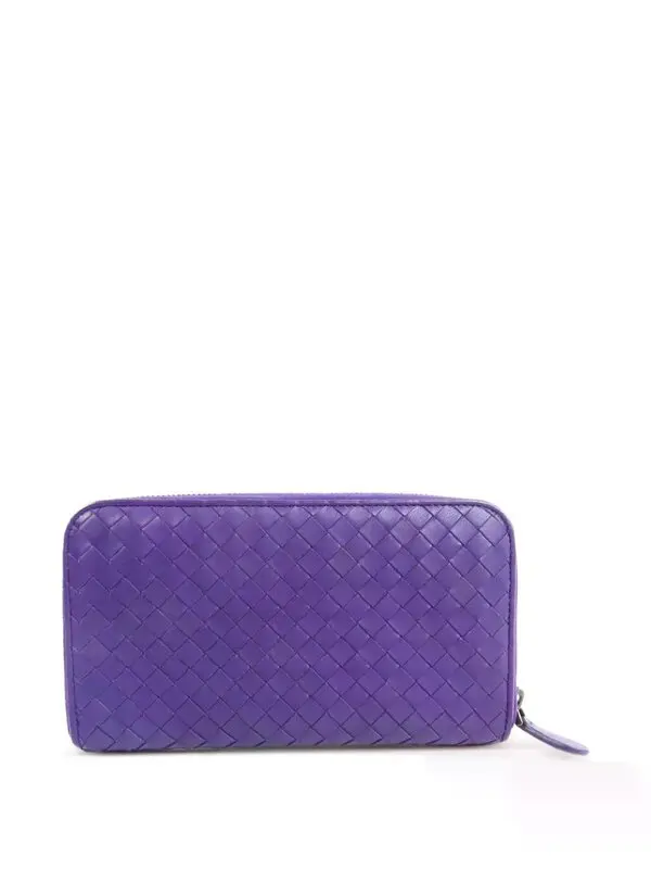 Bottega Veneta Intrecciato Zip-around Wallet