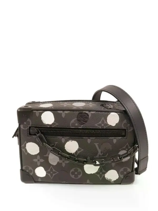 LOUIS VUITTON Yayoi Kusama Mini Soft Trunk Shoulder Bag - Black