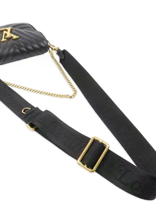 LOUIS VUITTON New Wave Leather Tote Bag - Black
