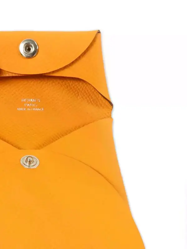 Hermès Bastia Epsom Coin Case - Orange