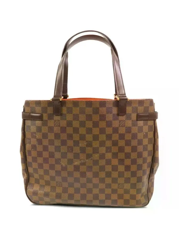 LOUIS VUITTON Uzes Damier Ebène Tote Bag - Brown