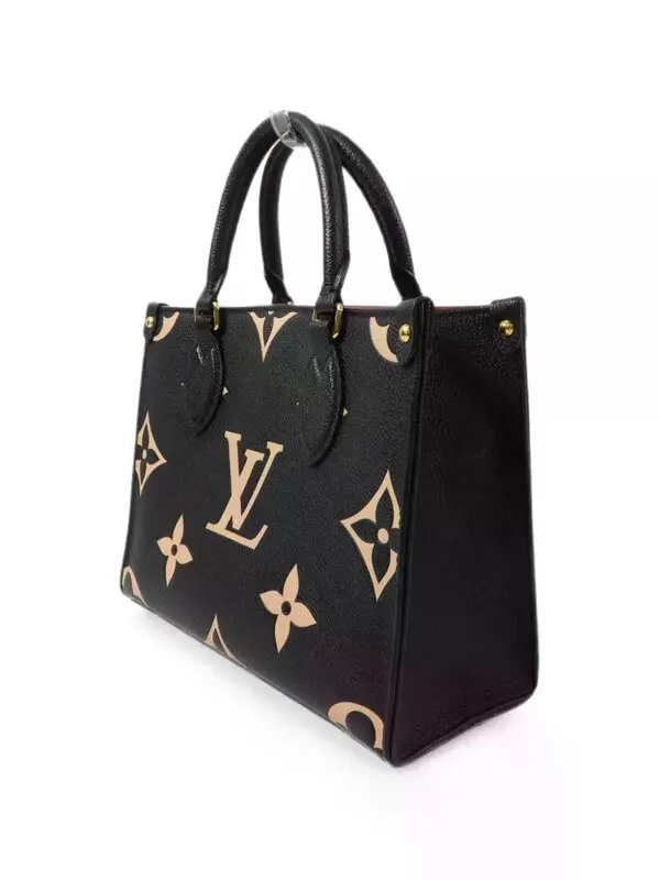 LOUIS VUITTON Monogram Empreinte On The Go Pm Tote Bag
