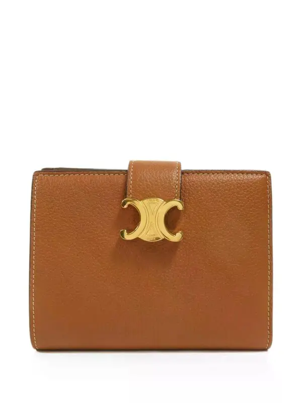 Celine Medium Triomphe Strap Wallet - Brown
