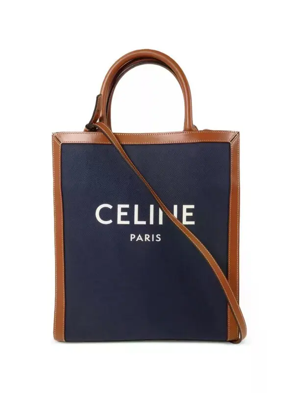Celine Small Vertical Cabas Tote Bag - Blue