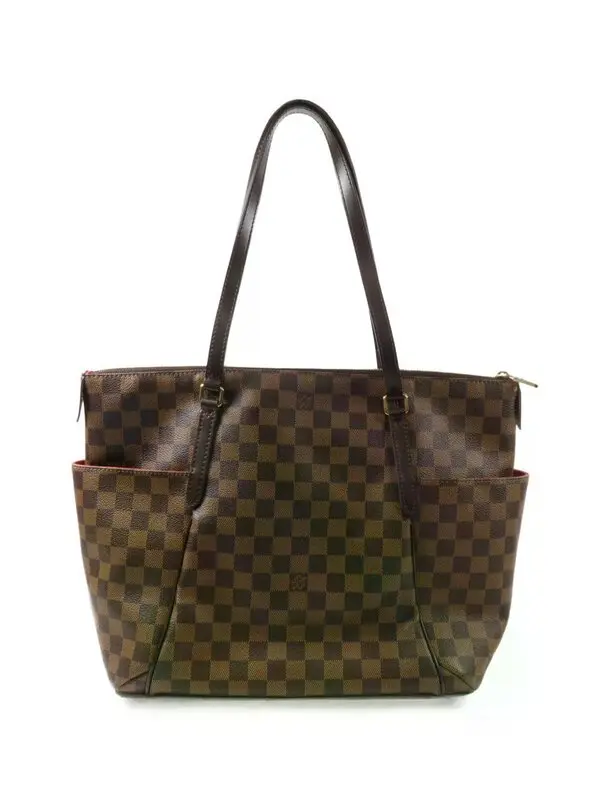 LOUIS VUITTON Totally Damier Ebene Canvas Mm Tote Bag - Brown