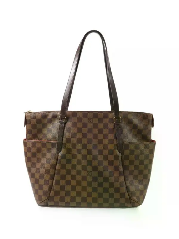 LOUIS VUITTON Totally Damier Ebene Canvas Mm Tote Bag - Brown