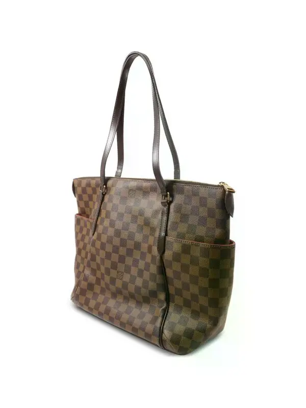 LOUIS VUITTON Totally Damier Ebene Canvas Mm Tote Bag - Brown