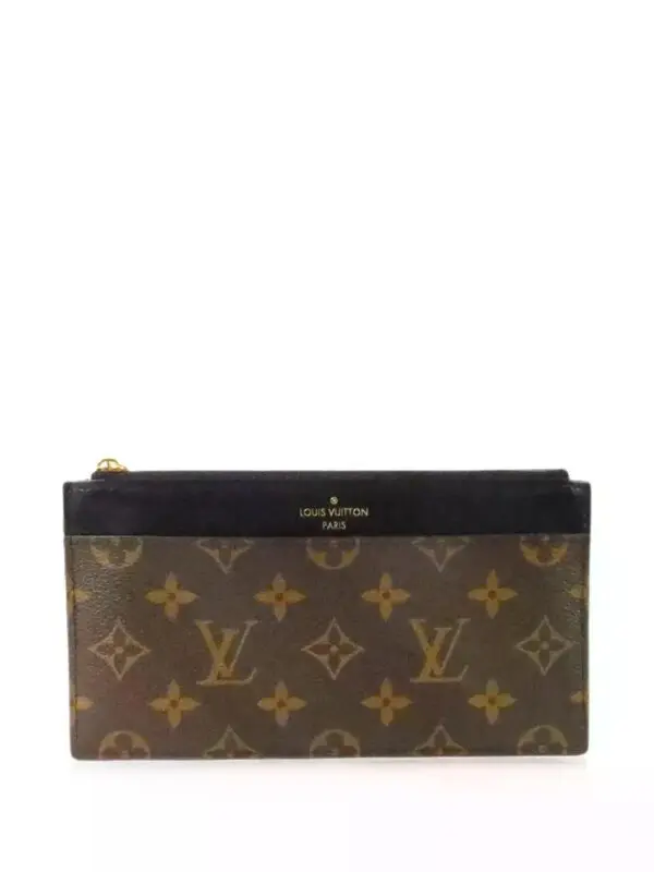 LOUIS VUITTON Monogram Canvas Logo-print Clutch Bag
