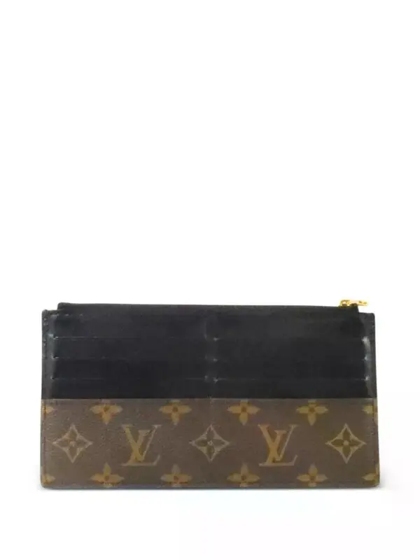 LOUIS VUITTON Monogram Canvas Logo-print Clutch Bag - Brown
