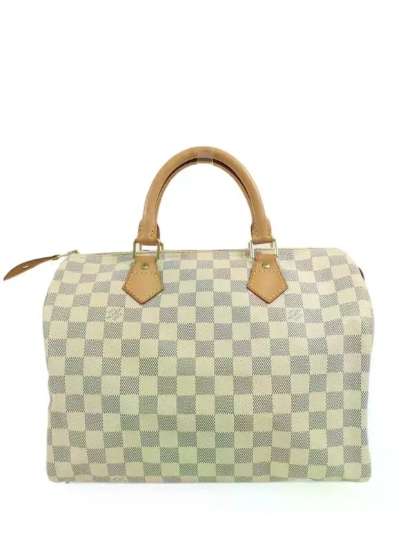 LOUIS VUITTON Speedy Damier Azur Tote Bag - Neutrals