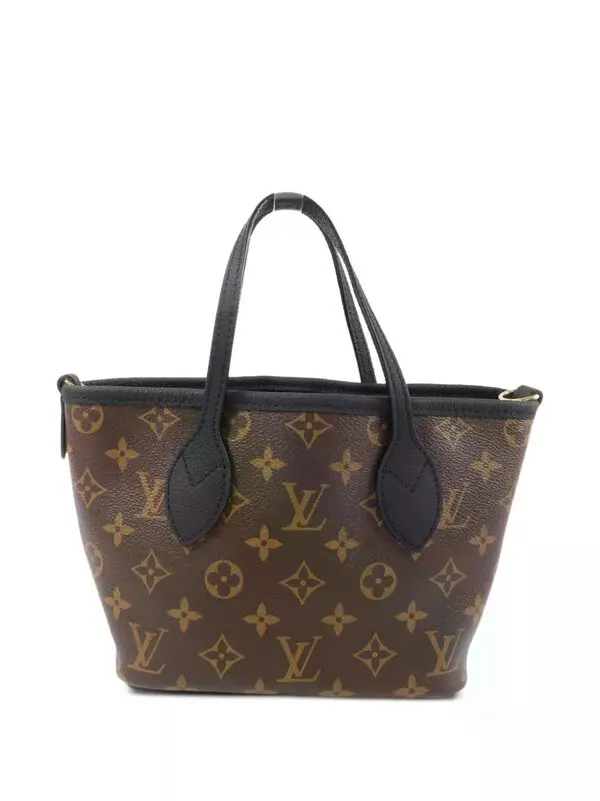LOUIS VUITTON Neverfull Monogram Tote Bag - Brown