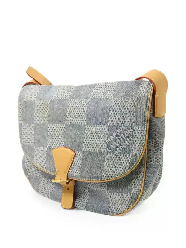 LOUIS VUITTON Montsouris Damier Denim Messenger Bag