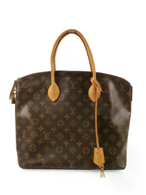 LOUIS VUITTON Monogram Lockit Mm Tote Bag