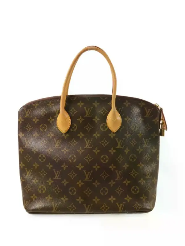 LOUIS VUITTON Monogram Lockit Mm Tote Bag