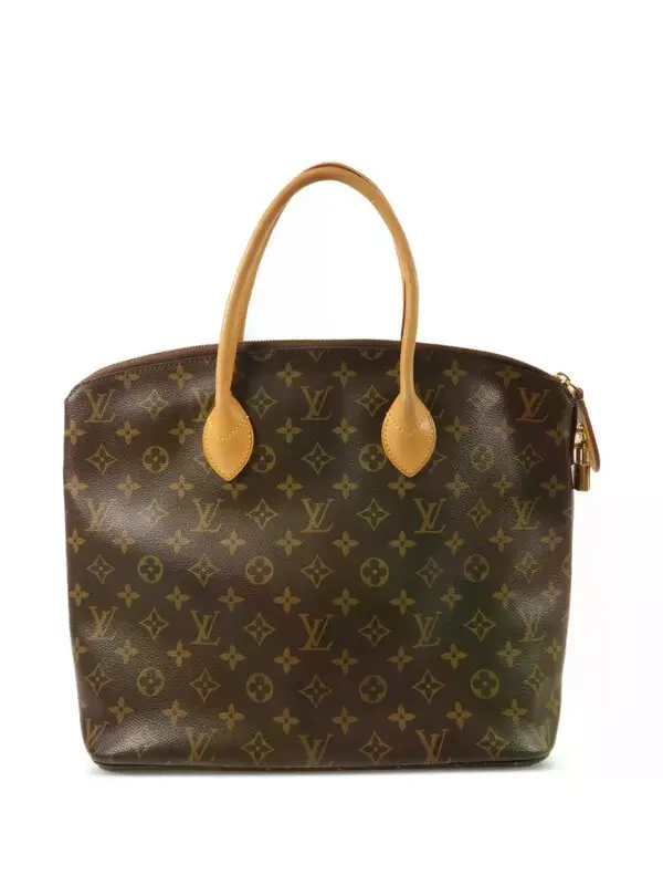 LOUIS VUITTON Monogram Lockit Mm Tote Bag