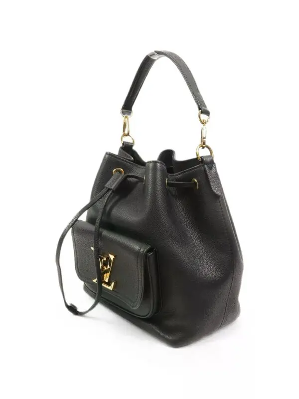 LOUIS VUITTON Lockme Bucket Bag - Black