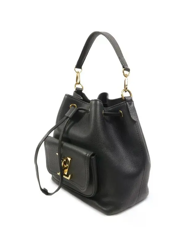 LOUIS VUITTON Lockme Bucket Bag - Black