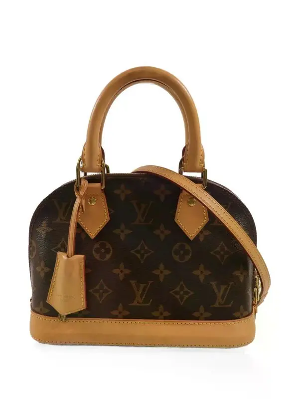 LOUIS VUITTON Alma Bb Satchel Bag - Brown