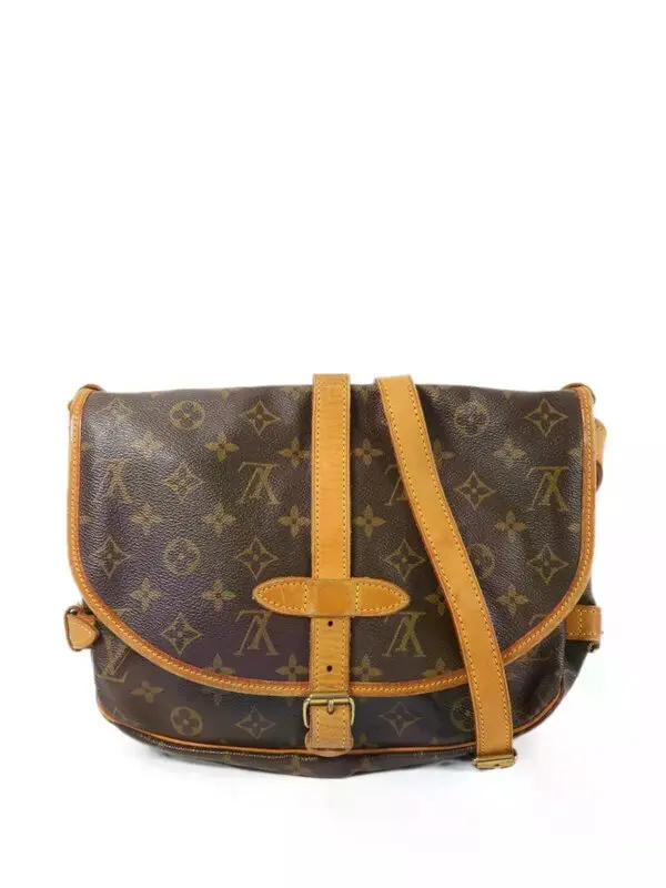 LOUIS VUITTON Monogram Canvas Saumur 30 Shoulder Bag - Brown