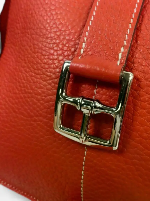 Hermès 2016 3 Halzan Buckle Tote Bag - Red