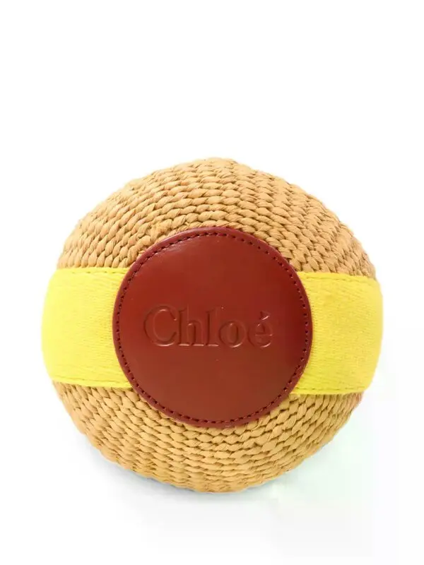 Chloé Woody Raffia Basket Bag