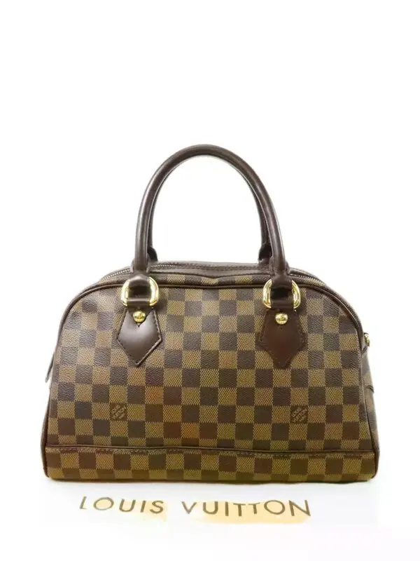 LOUIS VUITTON Duomo Damier Ebene Canvas Tote Bag