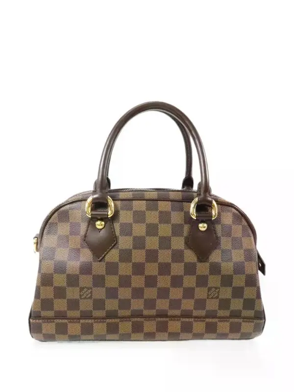 LOUIS VUITTON Duomo Damier Ebene Canvas Tote Bag