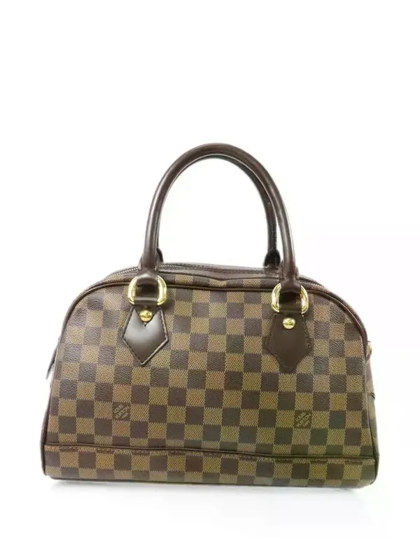 LOUIS VUITTON Duomo Damier Ebene Canvas Tote Bag
