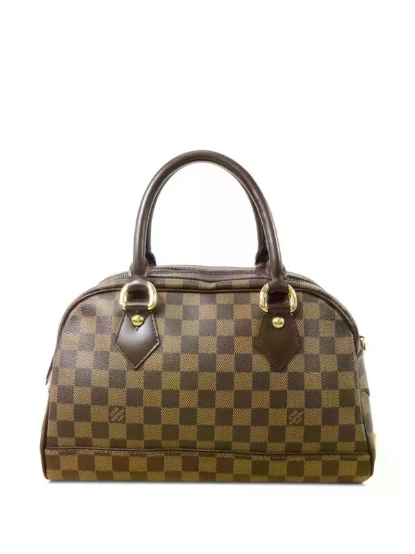LOUIS VUITTON Duomo Damier Ebene Canvas Tote Bag - Brown