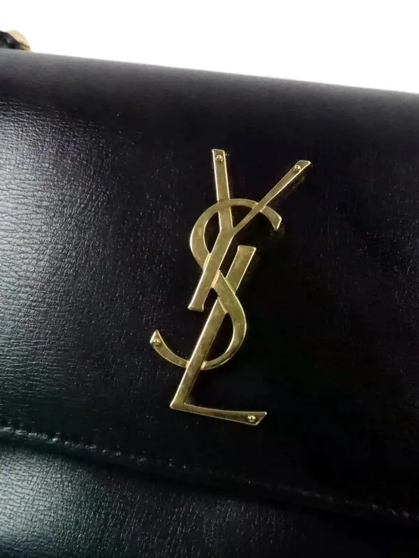 Saint Laurent Medium Sunset Chain Shoulder Bag - Black