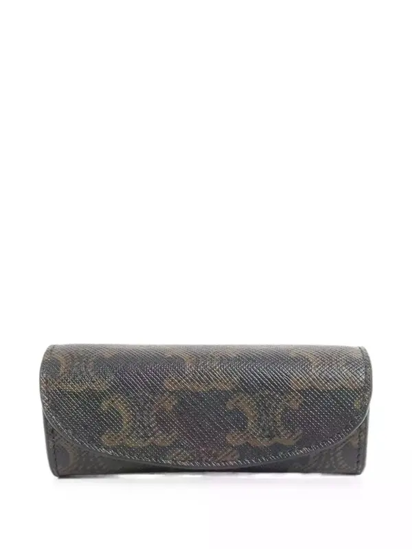 Celine Triomphe-pattern Jewelry Case