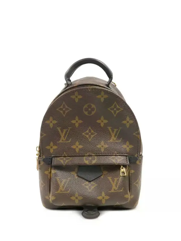 LOUIS VUITTON Mini Palm Springs Monogram Backpack - Brown