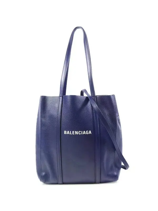 Balenciaga Everyday Leather Tote Bag - Blue