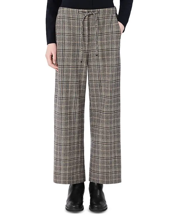 Max Mara Smmvischio Wool Check Pants