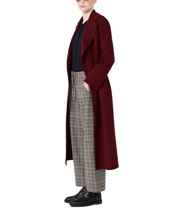 Max Mara Smmvischio Wool Check Pants