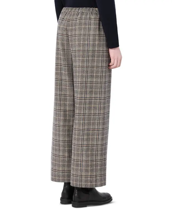 Max Mara Smmvischio Wool Check Pants