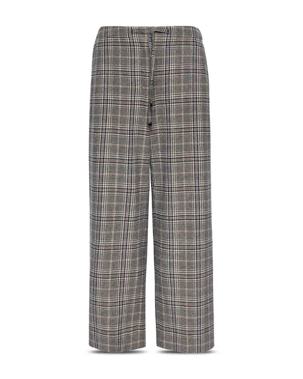 Max Mara Smmvischio Wool Check Pants