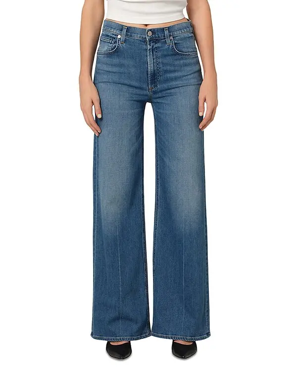Citizens Of Humanity Lyra High Rise Wide Leg Jeans - Candlelight