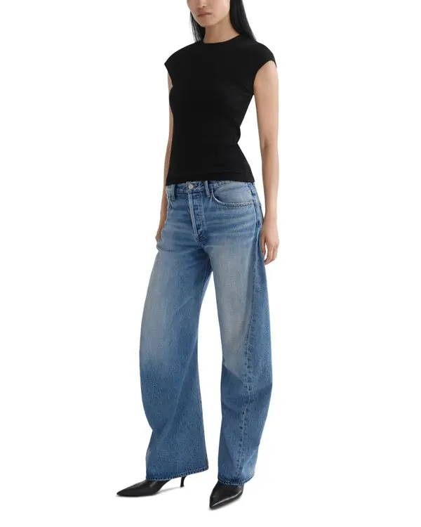 AGOLDE Spiral High Rise Curved Tapered Jeans - Venture