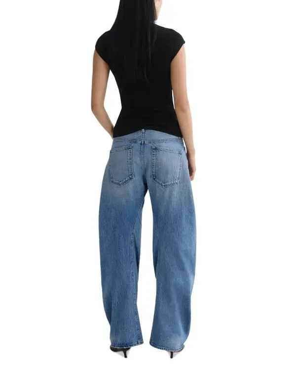 AGOLDE Spiral High Rise Curved Tapered Jeans - Venture